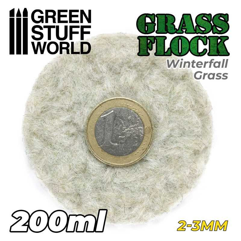 Green Stuff World Static Grass Flock 2–3 mm – modelářský posyp zimní ...