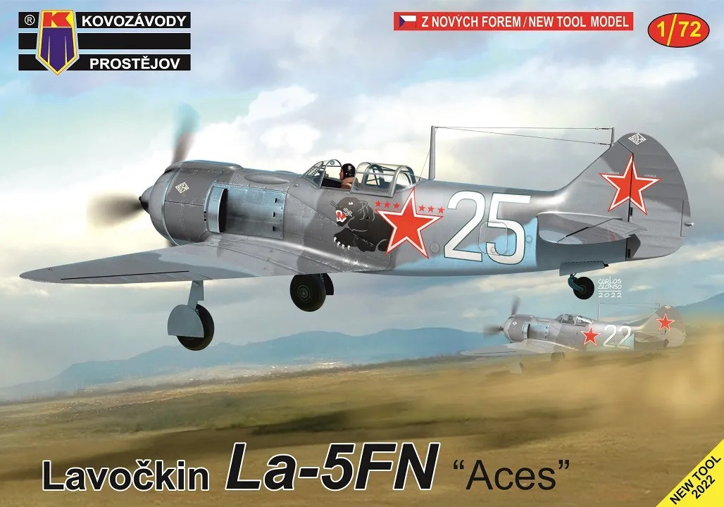 Kovozávody Prostějov 1:72 Lavočkin La-5FN „Aces“ KPM0360