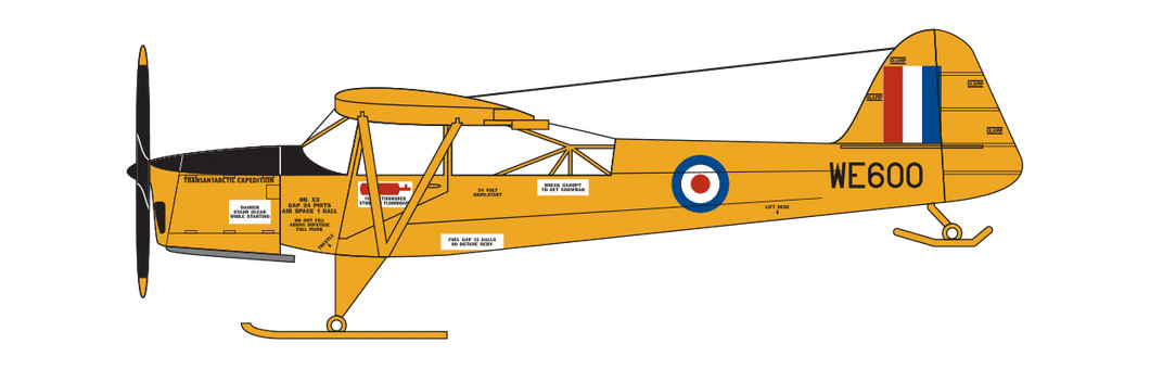 Airfix 1:72 Auster Antarctic (Classic Kit VINTAGE) 1023V