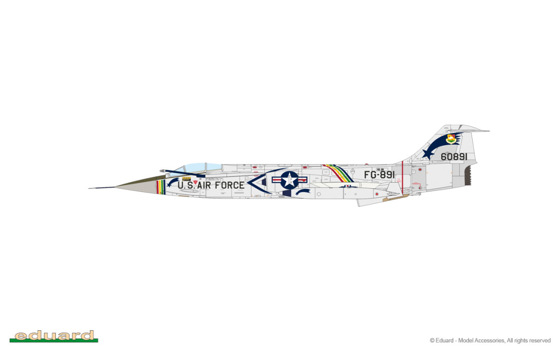 Eduard 1:48 Lockheed F-104C Starfighter, The Zipper (Limited Edition) 11169