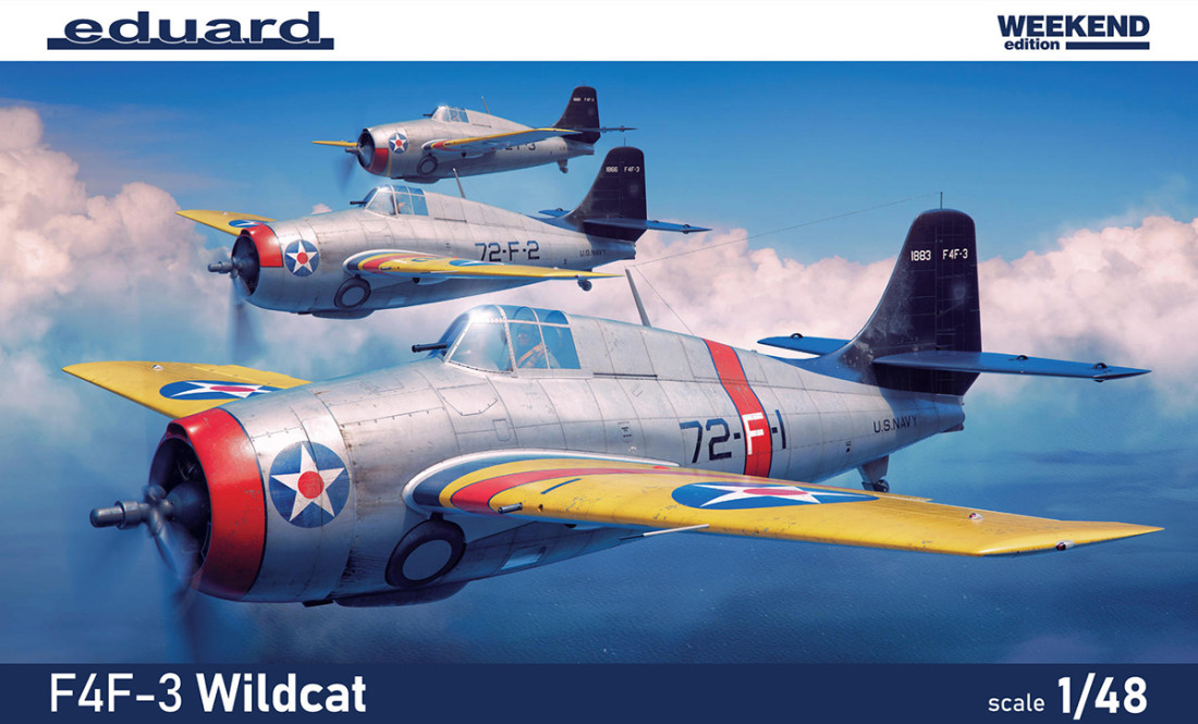 Eduard 1:48 Grumman F4F-3 Wildcat (WEEKEND edition) 84193