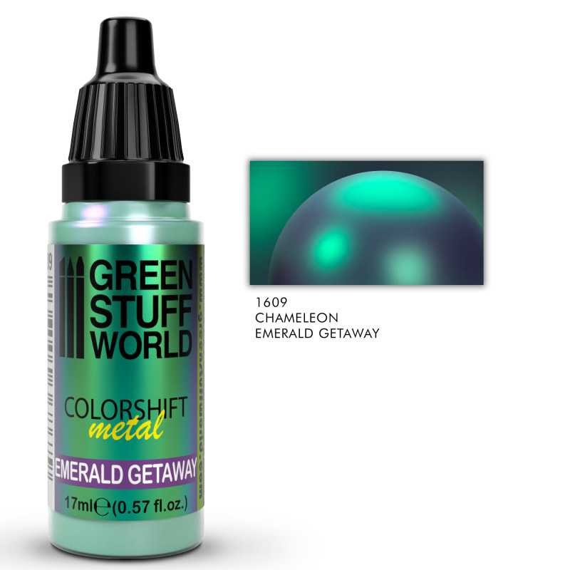 Green Stuff World Colorshift Chameleon Metal Acrylic Paint – Emerald ...