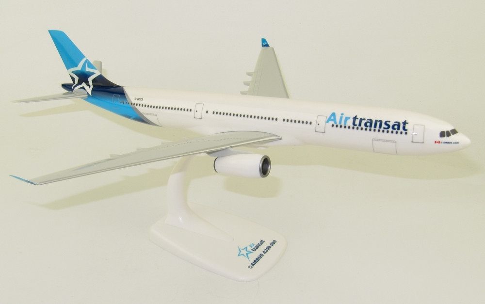 1:200 Airbus A330-342, Air Transat, 2010s Colors (Snap-Fit)