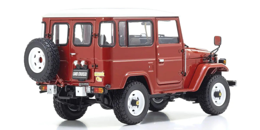 Kyosho 1:18 Toyota Land Cruiser 40 Van (BJ42V) 1980 (Red) KS08971R