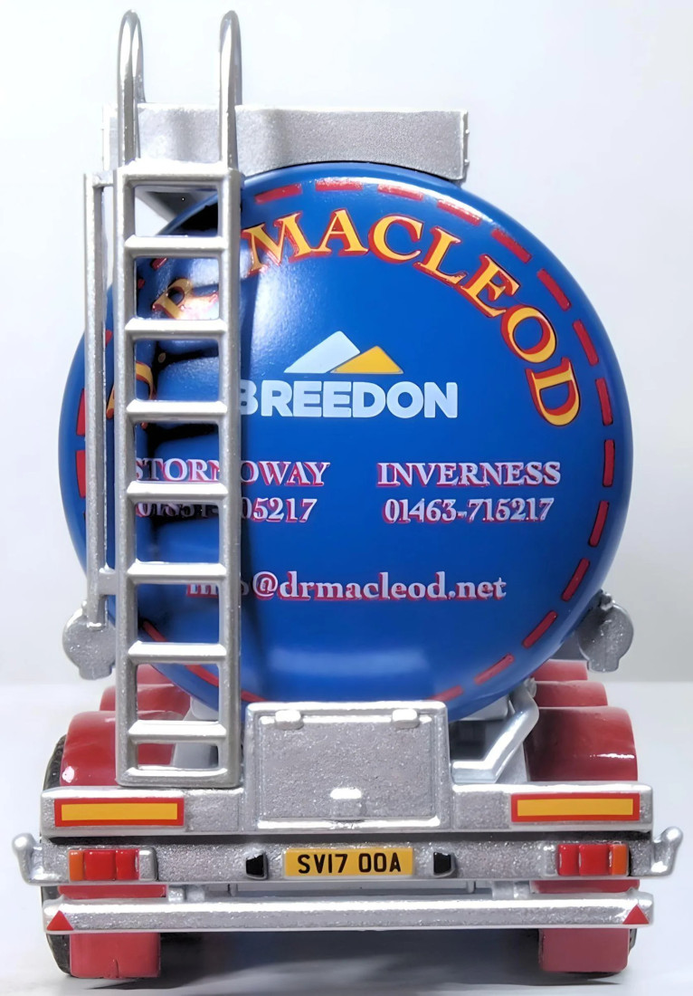 Oxford 1:76 Scania New Generation (S) Cylindrical Tanker D. R. Macleod ...