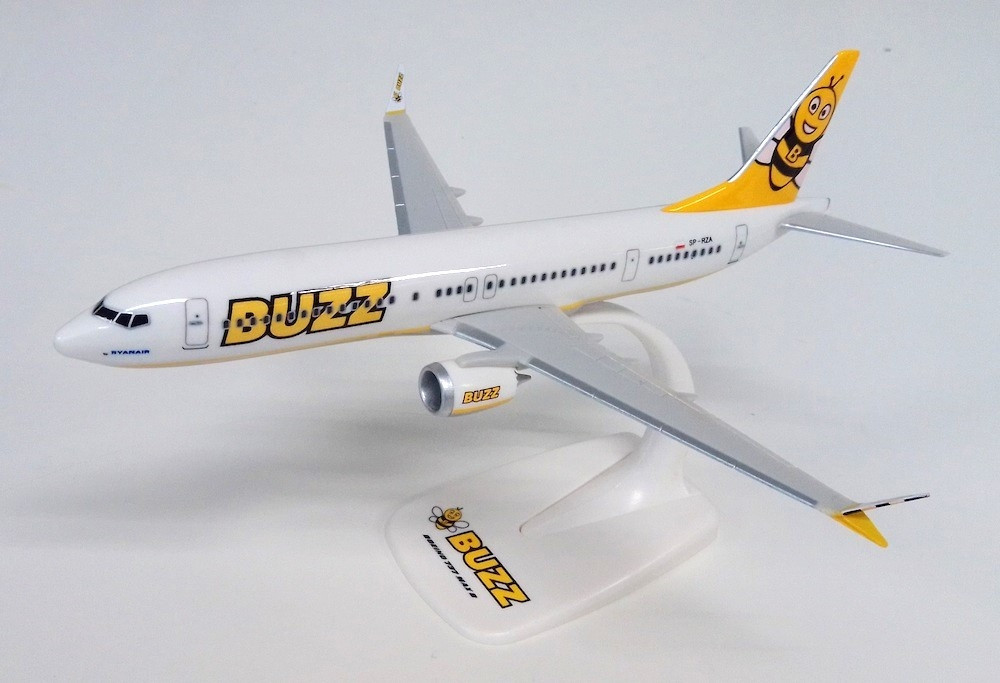 PPC Holland 1:200 Boeing 737 MAX 8, Buzz (Snap-Fit) PPC222864