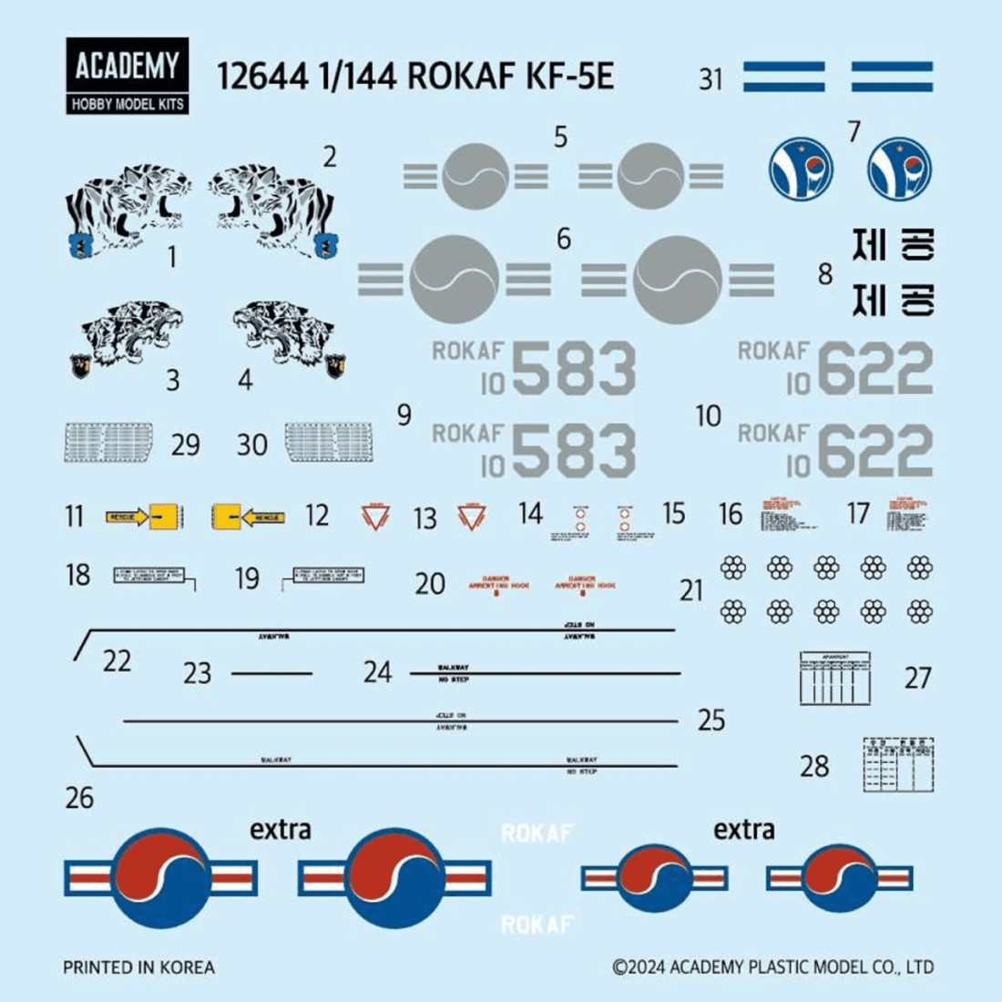 Academy 1:144 ROKAF KF-5E 12644
