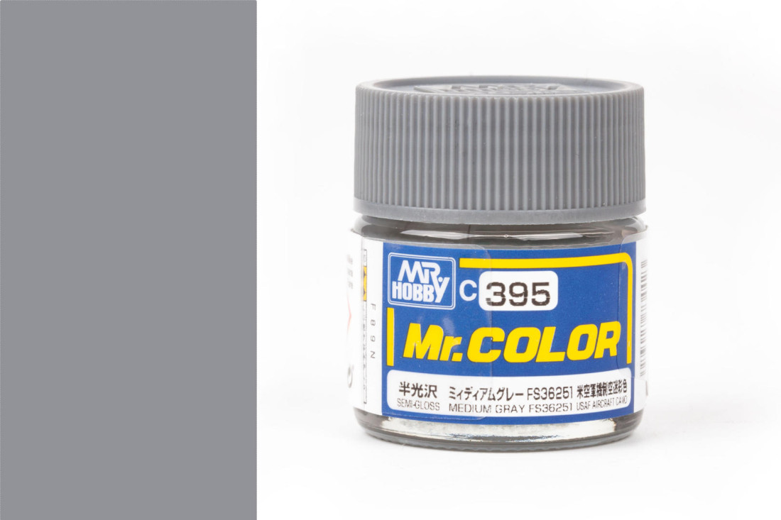GSI/Gunze Barva Mr. Color akrylová č. 395 – Medium Gray FS36251 (10 ml ...