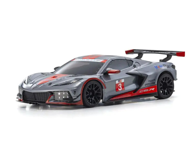 Kyosho Mini-Z RWD: Karoserie Chevrolet Corvette C8-R Gun Metal / Red
